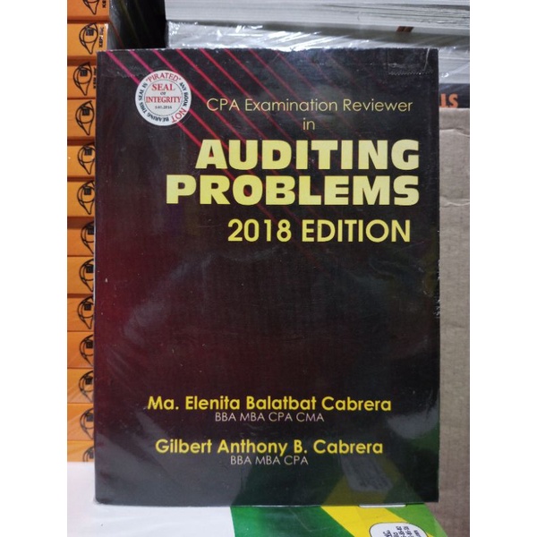 AUDITING PROBLEMS by Cabrera | Shopee Philippines