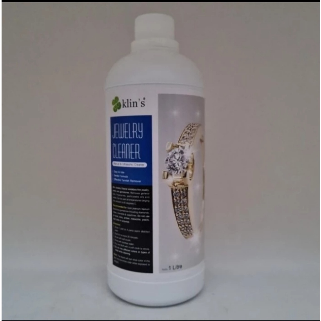 Gold jewelry Cleaning Liquid/diamond/jewelry cleaner 1liter | Shopee ...