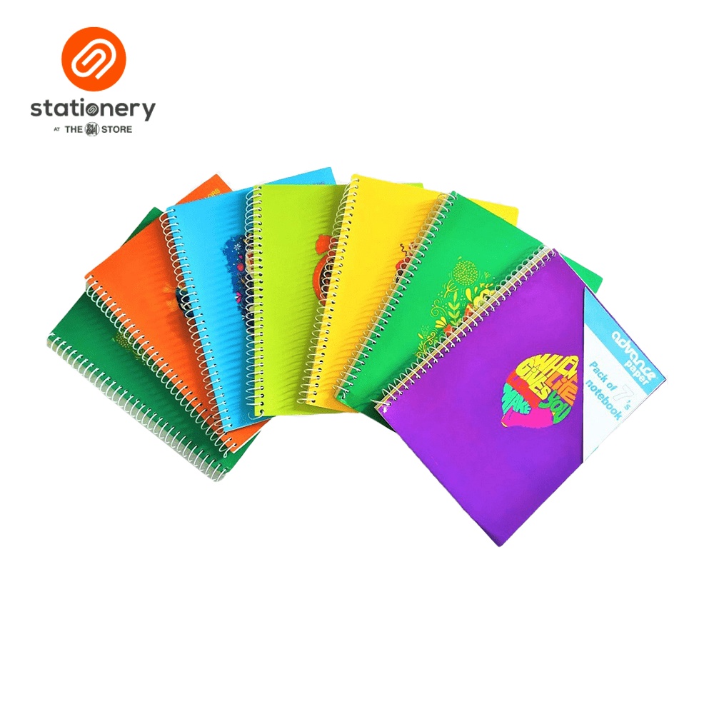 Advance Colors of Life Spiral Notebook 80lvs 6 pcs per Pack | Shopee ...