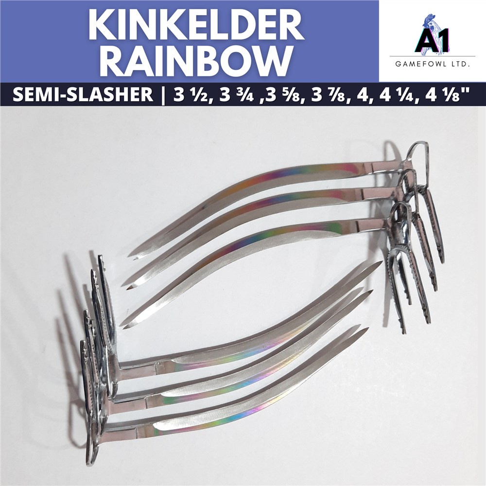 ♟6 PIECES KINKELDER RAINBOW [3½, 3¾ ,3⅝, 3⅞, 4, 4¼, 4⅛] Tari for ...