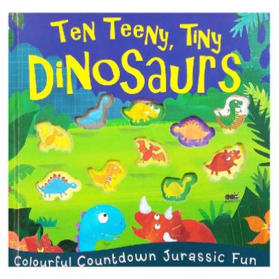 Children's Book/TEN TEENY, TINY DINOSAURS/TEN WRIGGLY, WIGGLY/TEN ...