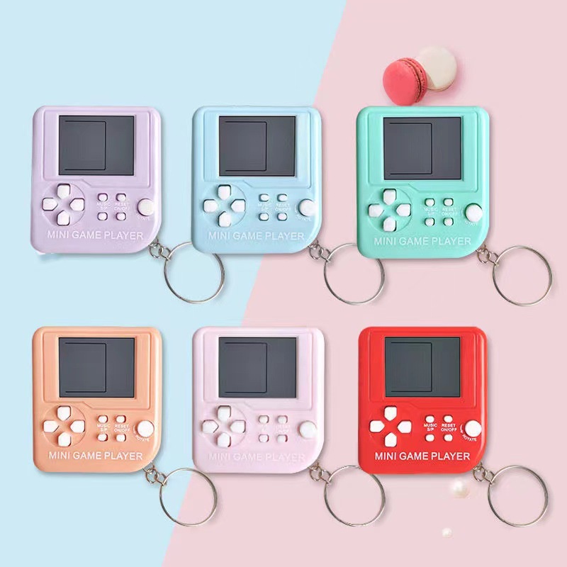 New Tetris Game Keychain Classic Nostalgic 26 Games Children's Casual ...
