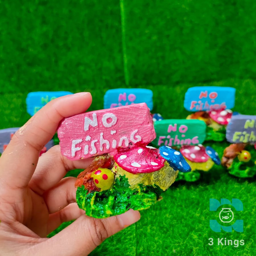 (𝟑𝐊𝐈𝐍𝐆𝐒) NO FISHING MUSHROOM MINI FIGURINE DISPLAY | Shopee Philippines