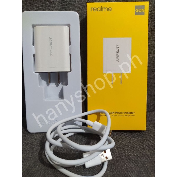 Realme 65W GaN Power Adapter Charger with Micro USB Cable Actual ...