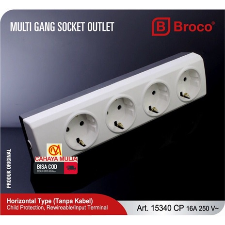 Stop TERMINAL Contact 4 Hole 15340 BROCO / ORIGINAL PRODUCT From BROCO ...