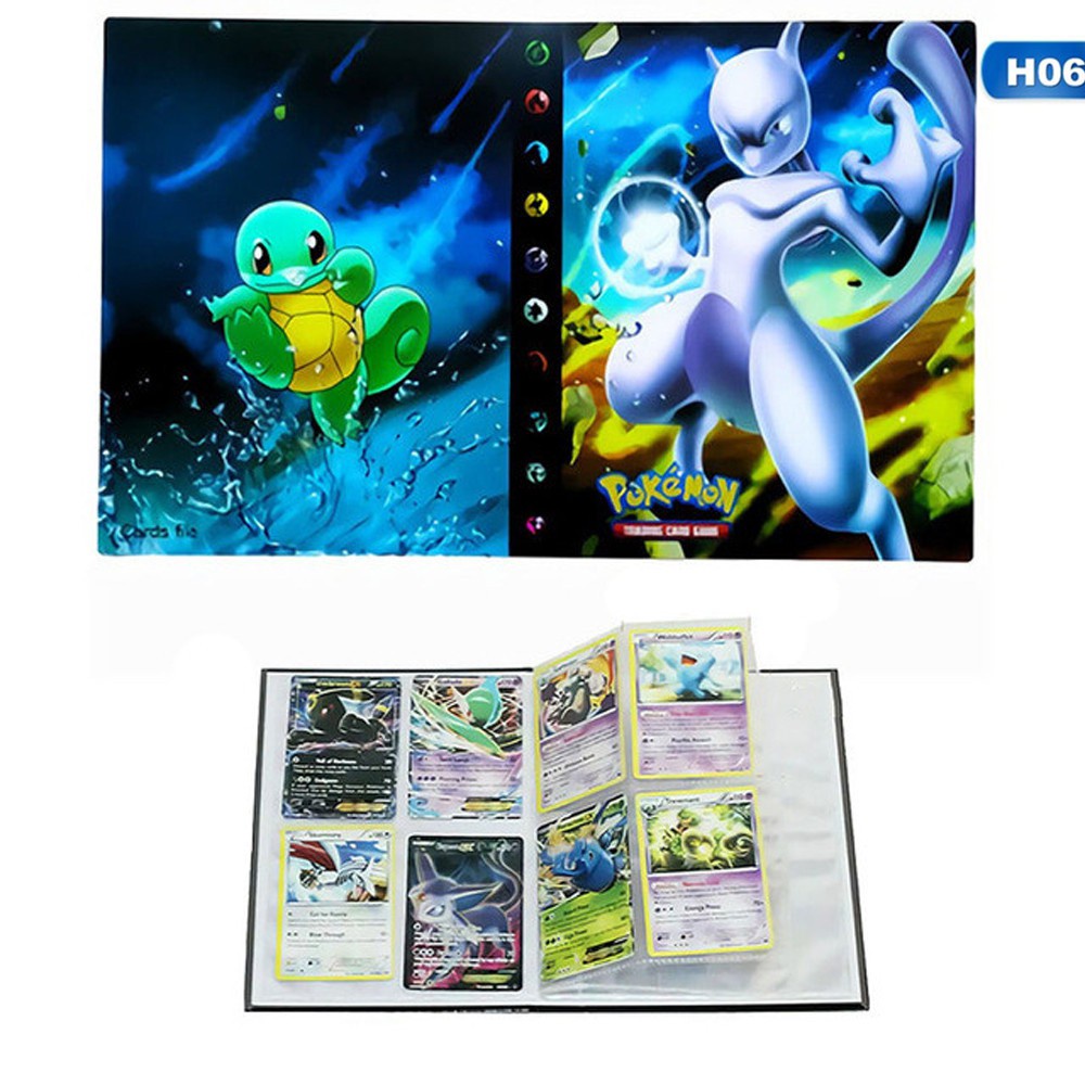 TWINKLE1 Pokemons Toys Game Cards Album for Gifts Card Holder Pokemon ...