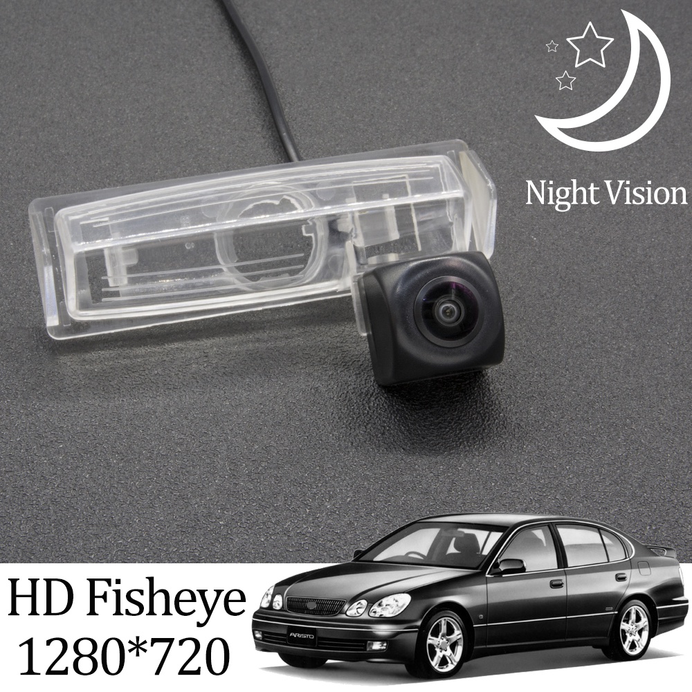 HD 1280*720 Fisheye Rear View Camera For Toyota Aristo 1998-2005 oyota ...