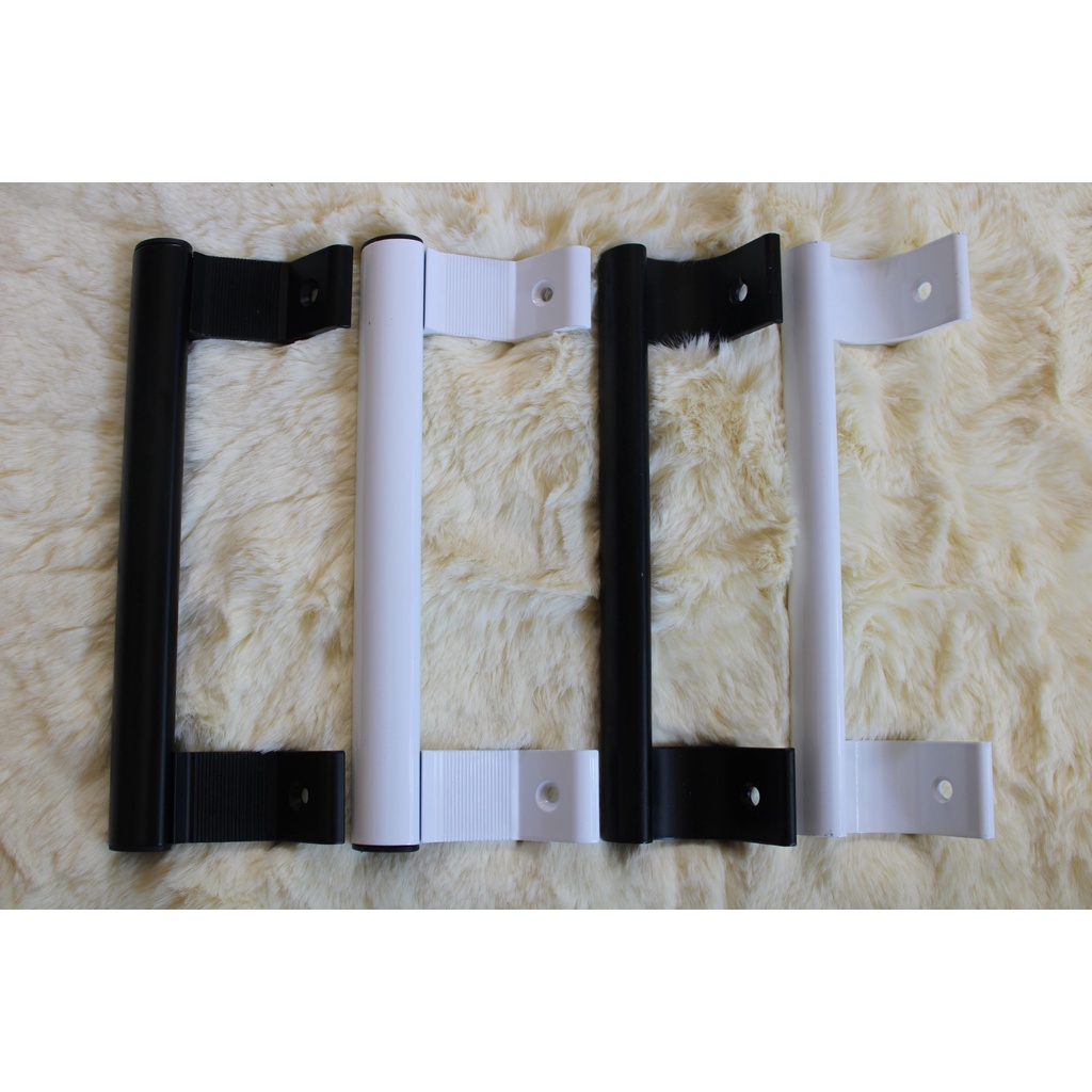 (1PC) 20CM Aluminum sliding door handle samson handle (Black or White ...