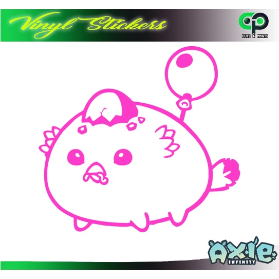 Bird 001 (Axie Infinity) - Vinyl Sticker (For Laptop, Motorcycle, Car ...