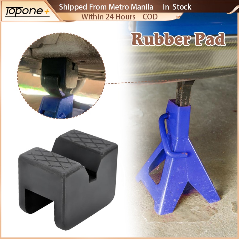 Universal Jack Pad Anti-Slip Floor Slotted Car Lift Jack Stand Rubber ...