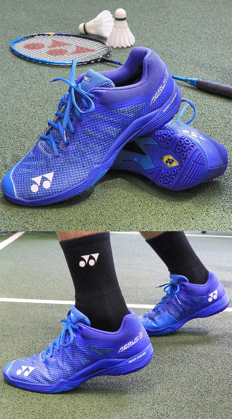 Original New Style YONEX AERUS 3 POWER CUSHION BADMINTON SHOE Running ...