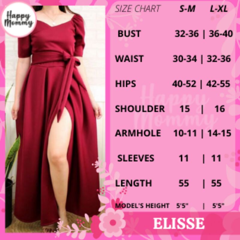 MAROON NEOPRENE DRESS (ENTOURAGE/FORMAL/SEMI-FORMAL/COCKTAIL/PARTY ...