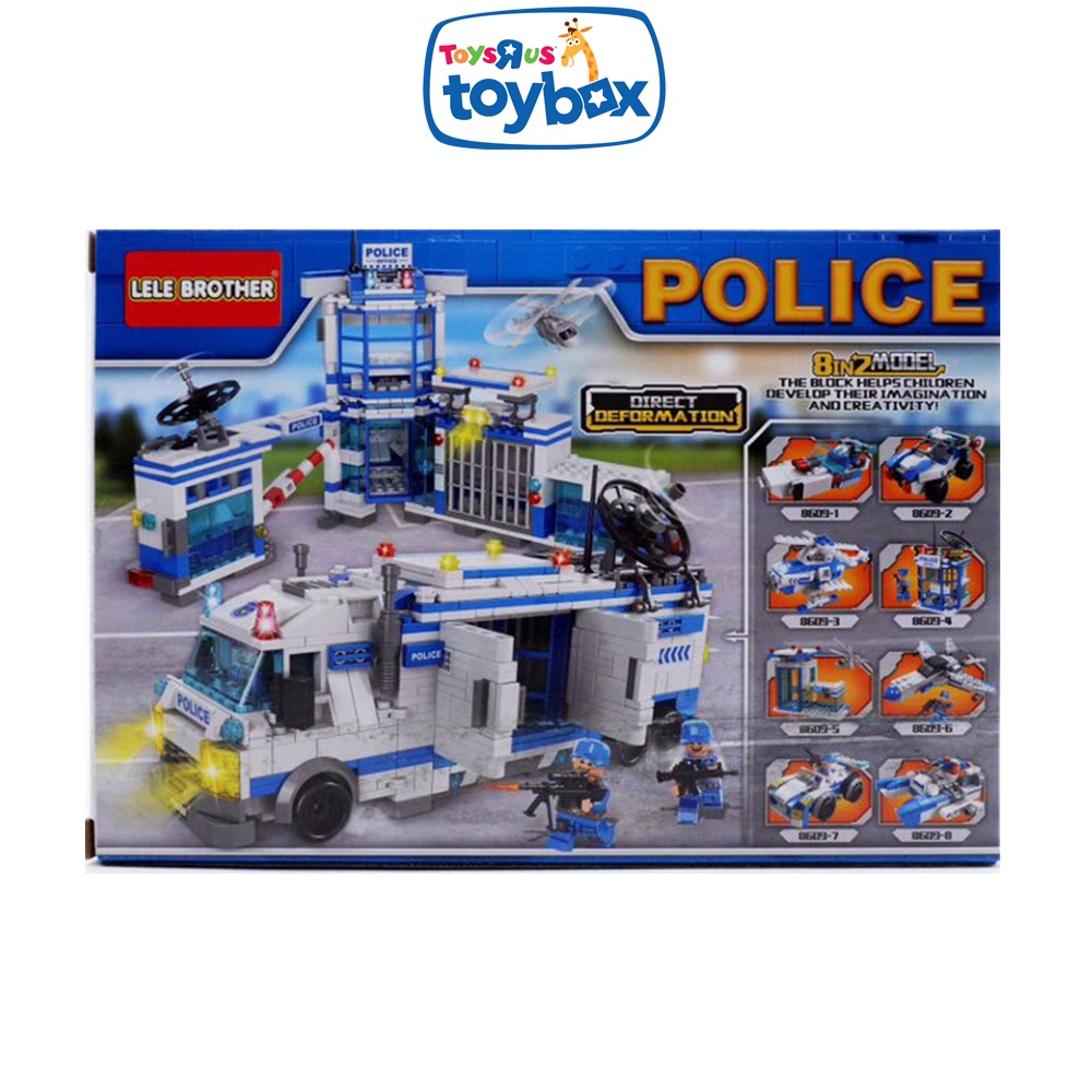 Lele Brother Building Blocks 8609-5 Police Officer (89pcs) | Shopee ...