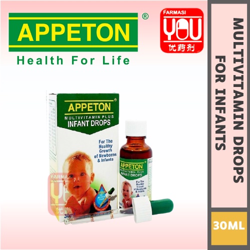 APPETON MULTIVITAMIN BABY DROPS 30ML | Shopee Philippines