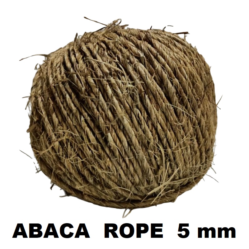 ABACA ROPE 5mm X 50 FT HEAVY DUTY | Shopee Philippines