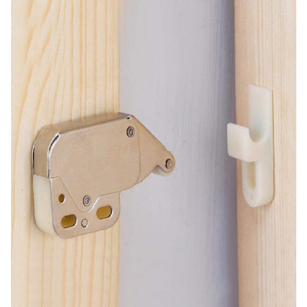 Push to Open Touch Lock Mini Latch with Catch for Cupboard Door ...