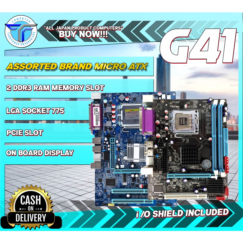 Socket 775 Motherboard intel G41 Assorted Brand | Shopee Philippines