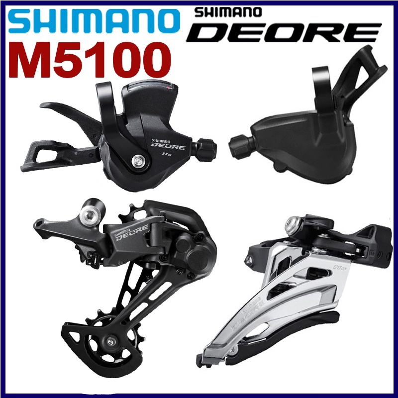 Shimano Deore M5100 2x11 Speed Groupset MTB Bike M5100 Shifter Right ...