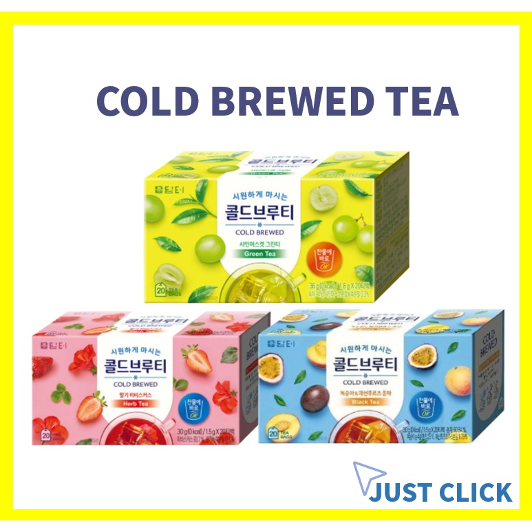[Damtuh] 0Kcal Cold Brewed Tea 3 Flavors 20t / Korean Slim Tea Diet Tea ...