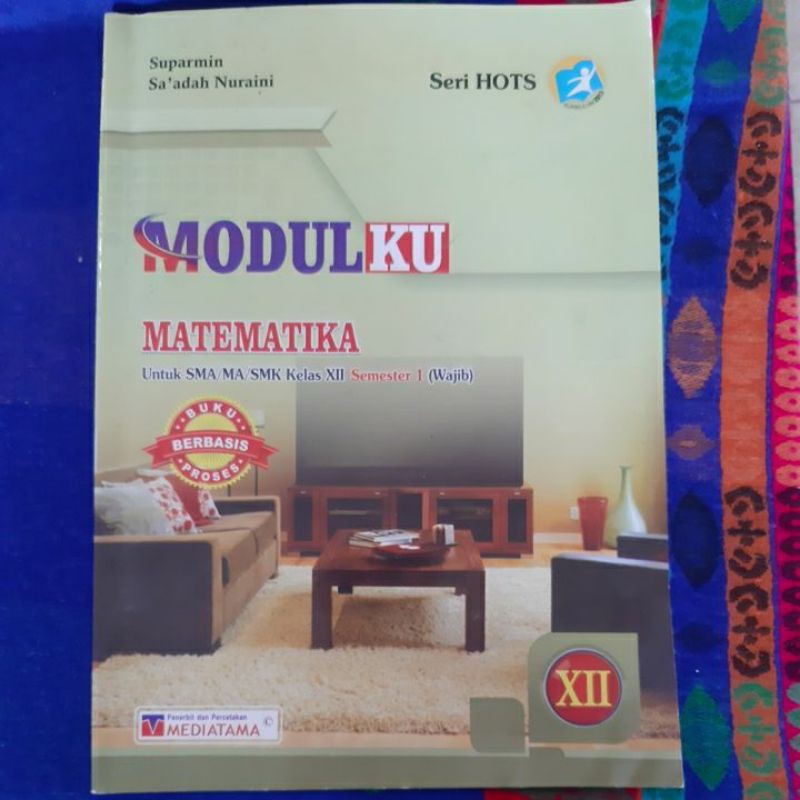 Mathematics Module Book Class 12 semester 1 Hots Series | Shopee ...