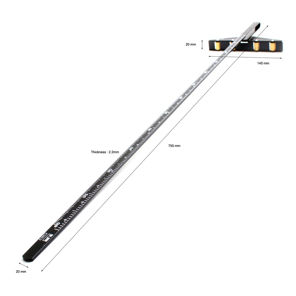 Rip Fence Edge Guide for Circular Saw Steel 600mm KOREA | Shopee ...