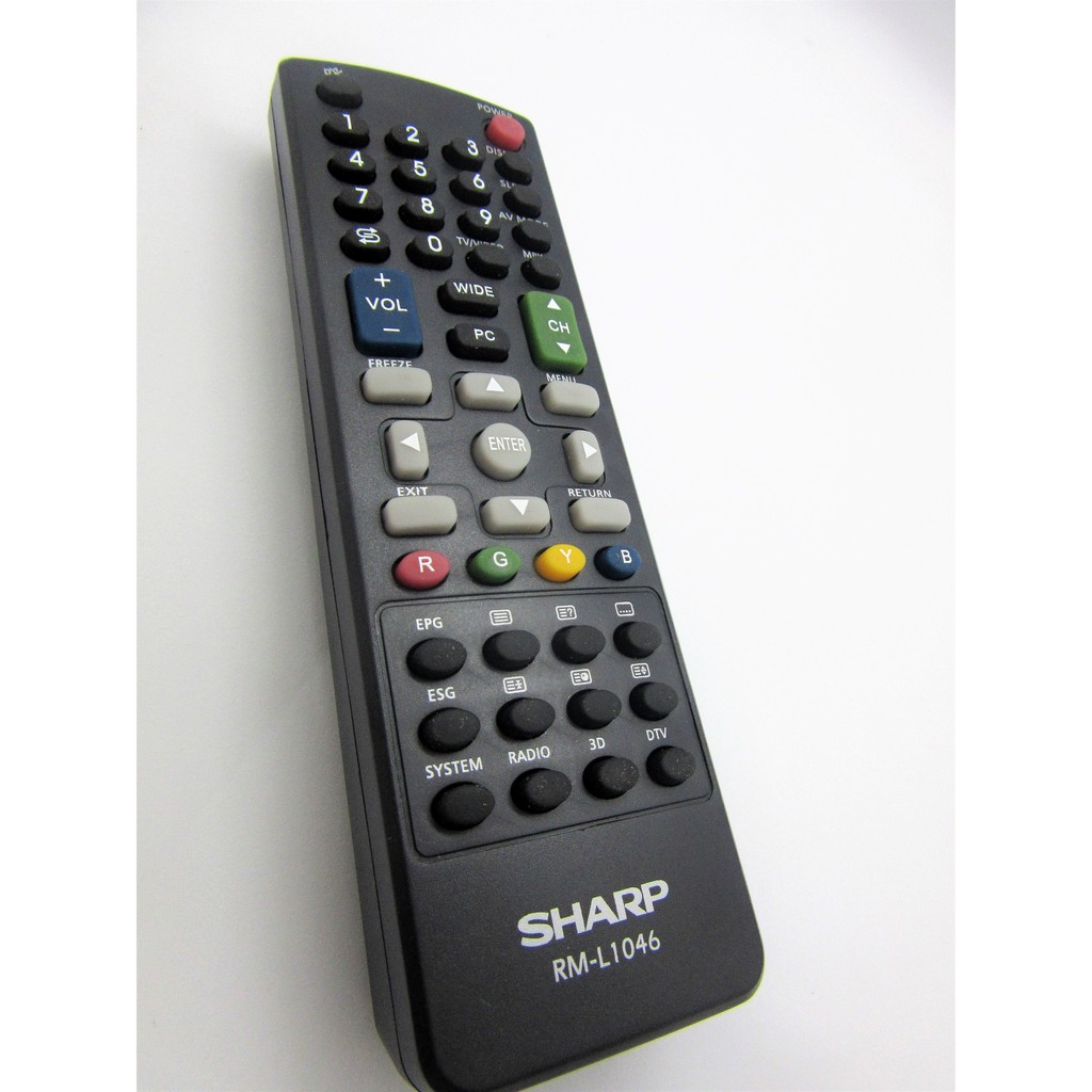 Universal RM-L1046 Sharp LCD/LED TV Remote Control with 3D Button | Shopee Philippines