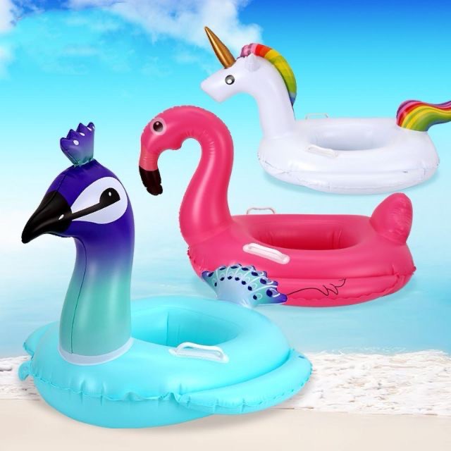 BGC Baby Inflatable Swimming baby Boat unicorn Flamingos peacock 3 ...