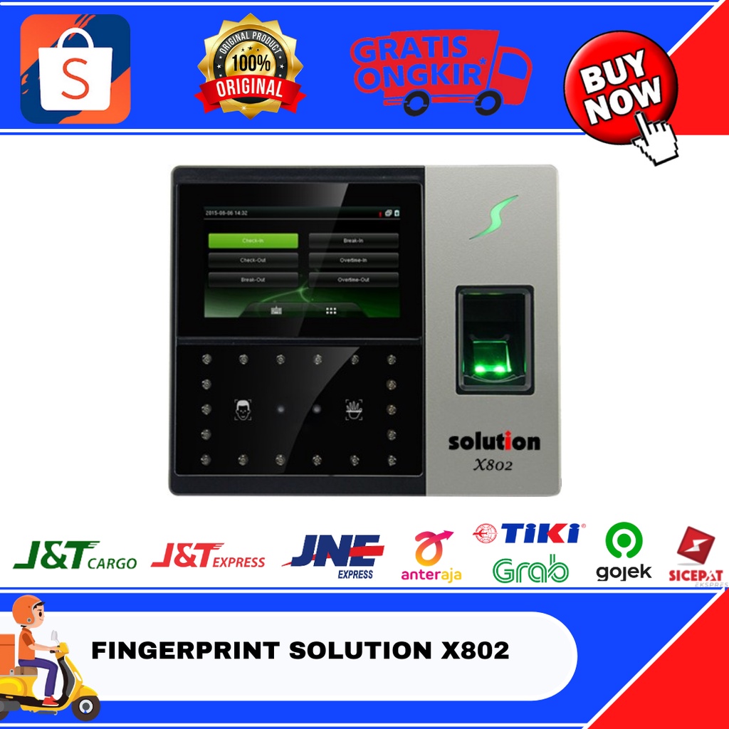 Fingerprint SOLUTION X802 | Shopee Philippines