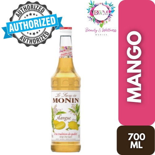MONIN MANGO FLAVORING SYRUP 700ML GLASS BOTTLE | Shopee Philippines
