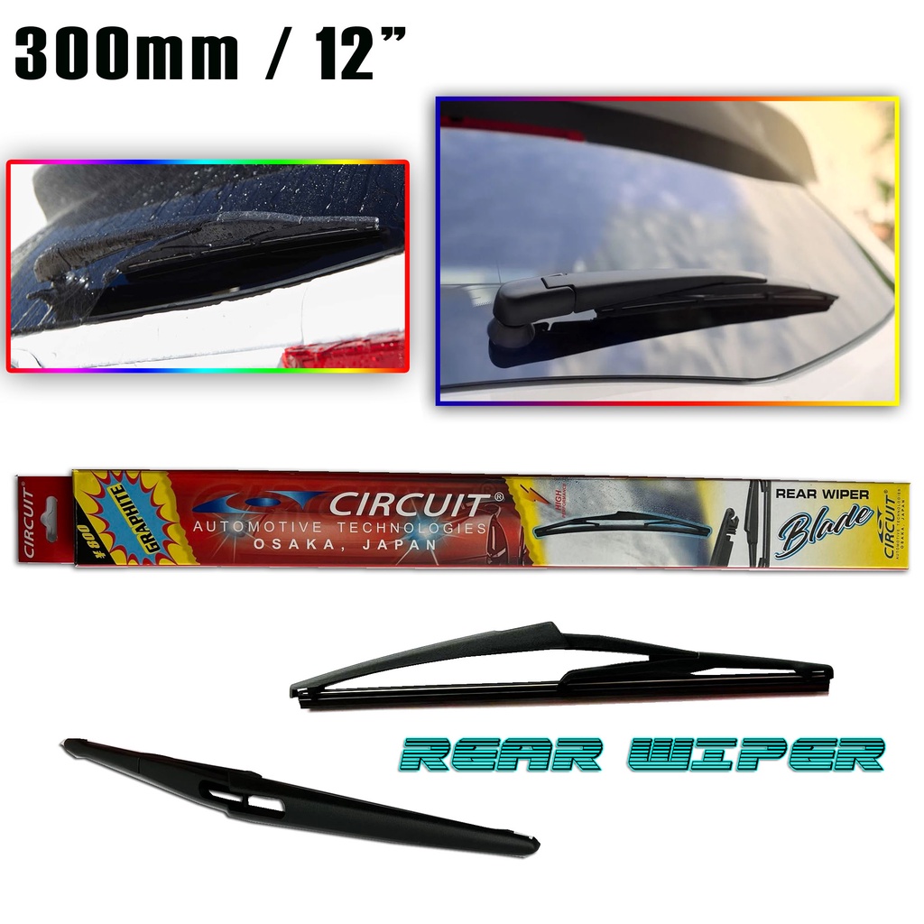 CRW-300-L CIRCUIT GRAPHITE REAR WIPER BLADE FOR FORD FOCUS 2018-UP ...