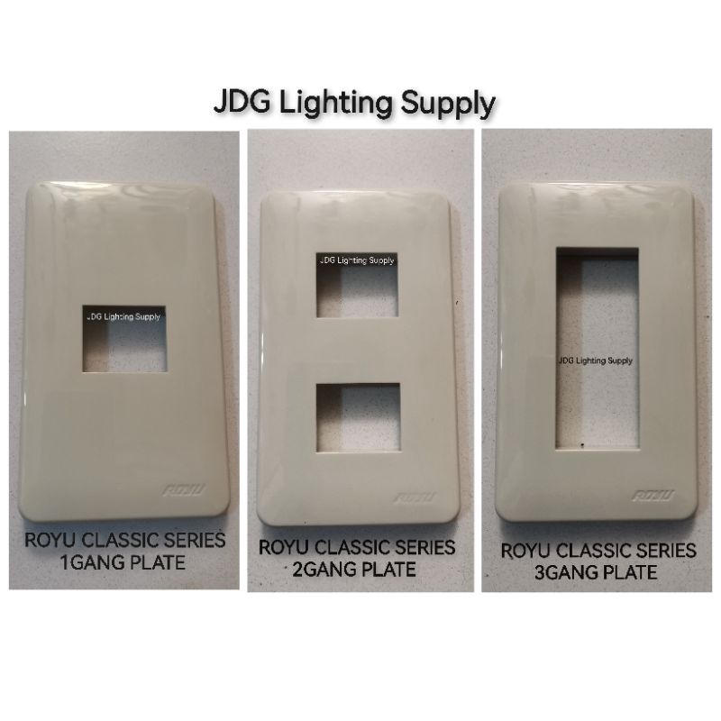 ROYU (1GANG, 2GANG, 3GANG PLATE) CLASSIC SERIES | Shopee Philippines