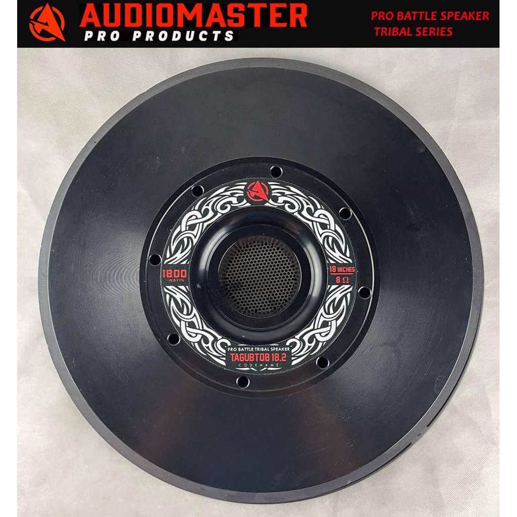 Audiomaster Pro Battle Speaker Tribal Series Tagubtob 18.2 / T18.2 1800watts RMS 18 inches ...