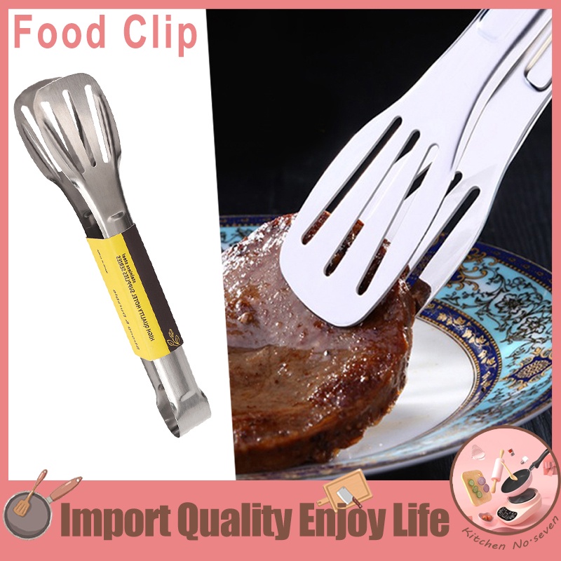 【High Quality】Stainless Steel Kitchen Food Clip Bread Clip Self-help ...