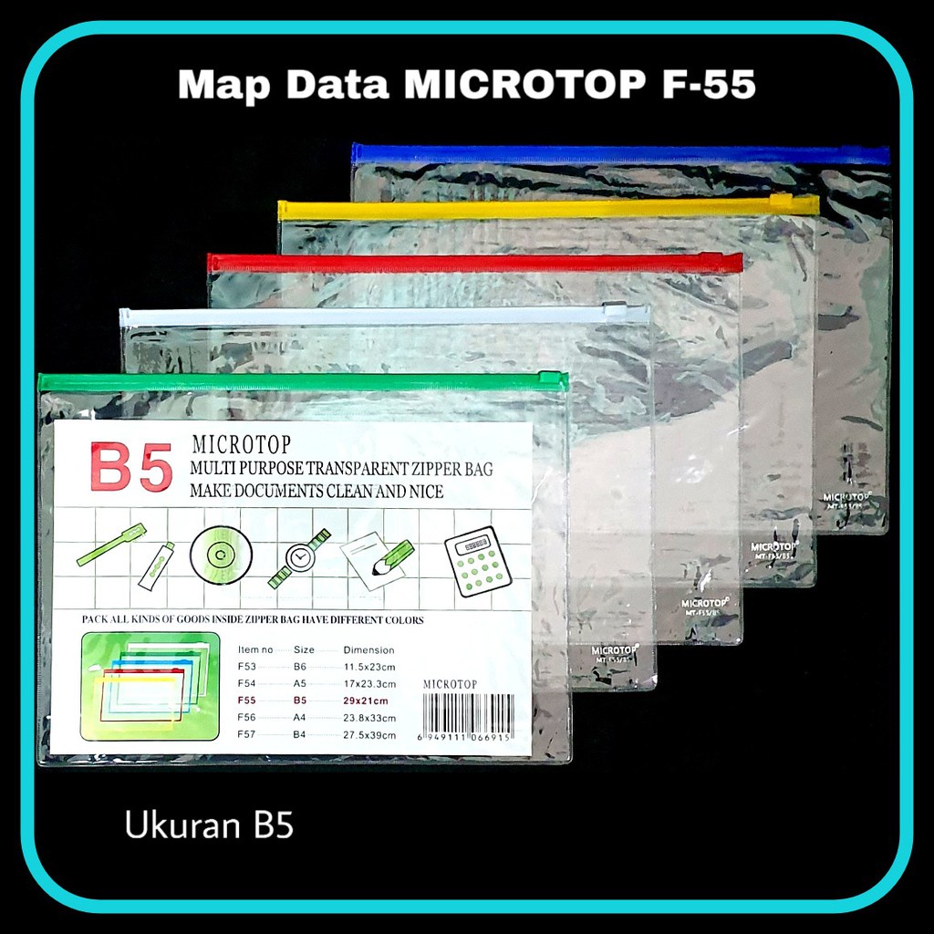 Gg1 MICROTOP F-55-B5 Data Envelope Folder / File Folder / File Folder ...