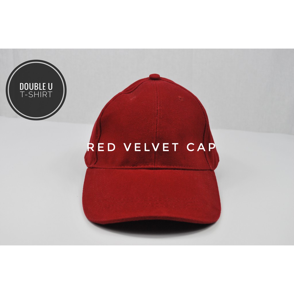 Issue A Tax Invoice-RED VELVET Colored Cap (Crimson RED) | Shopee ...