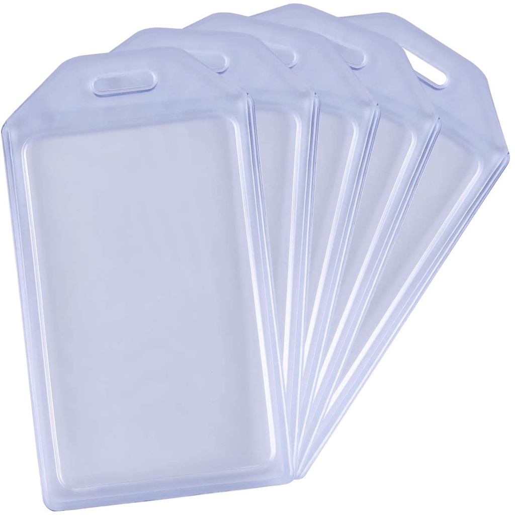 Card Holder Transparent Soft Waterproof Card Holder Exhibition Card ...