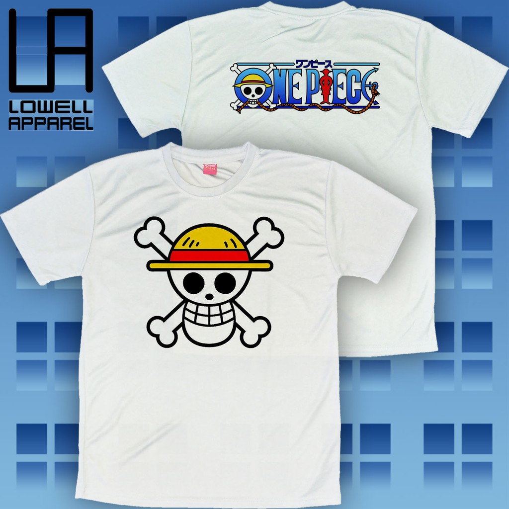 One Piece Logo Anime T-shirt - Unisex - Sublimation - Dri-fit | Shopee ...