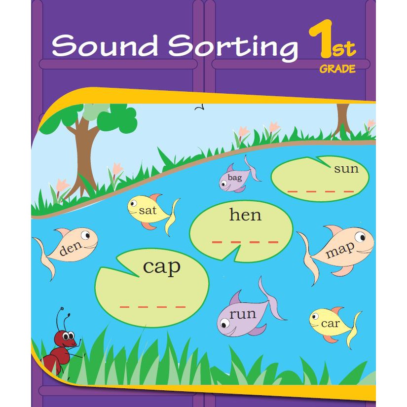Grade 1 English Activity Workbook: Sound Sorting (25 pages) | Shopee ...
