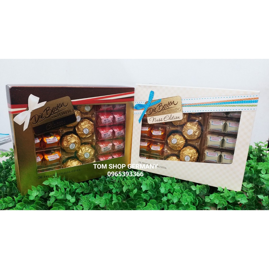 German FERRERO ROCHER CHOCOLATE BOX (Box of 16 tablets, 200g) | Shopee ...