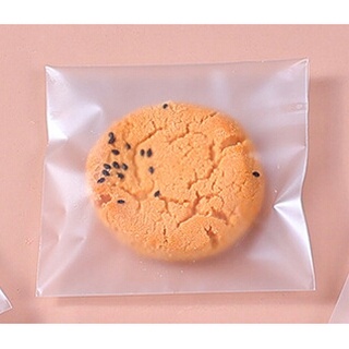FP1401 (100pcs) 10x10 CM 7x7 CM Plain Clear Frosted Matte Cookie ...