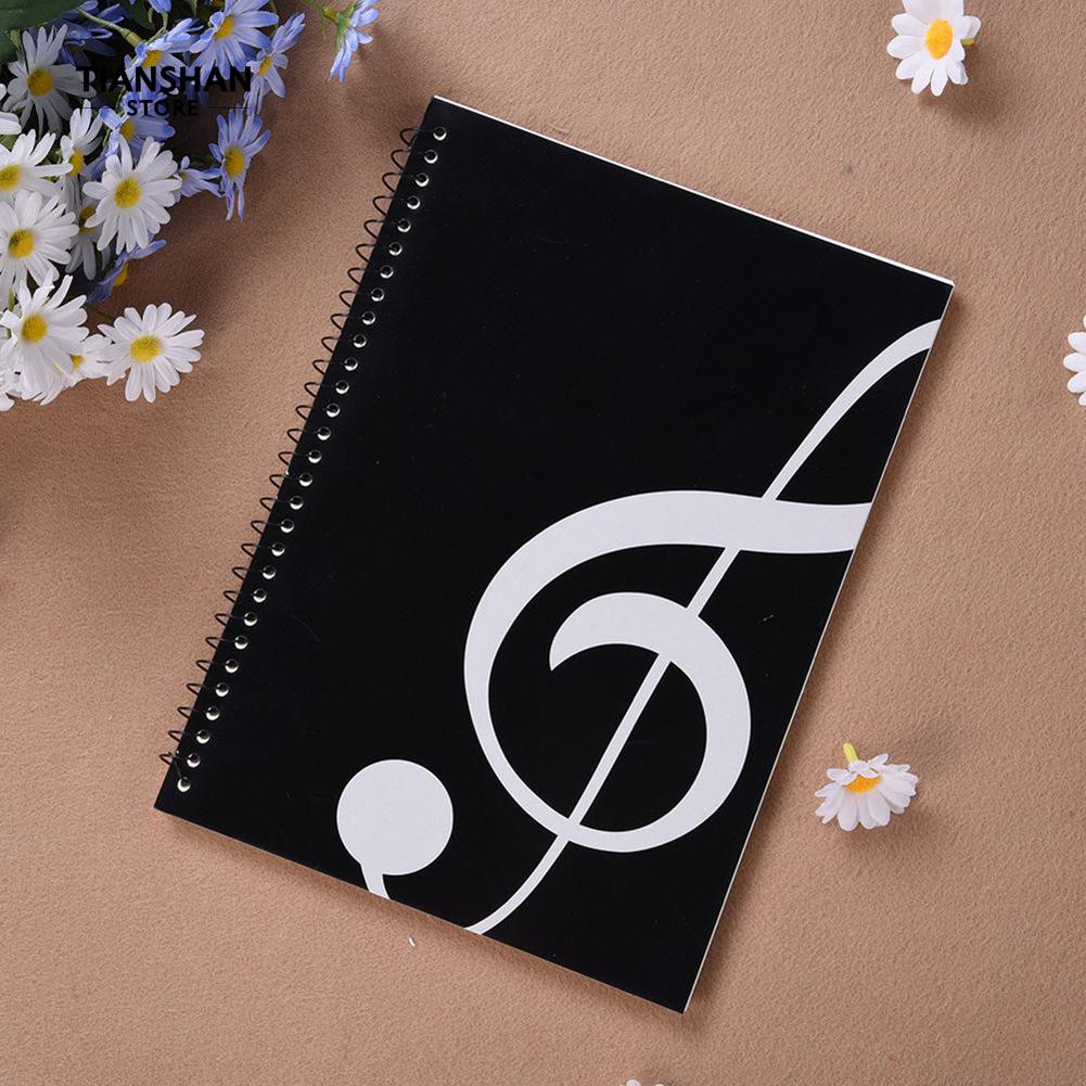 TIANSHAN 50 Pages Music Sheet Spiral Notebook Stave Book | Shopee ...