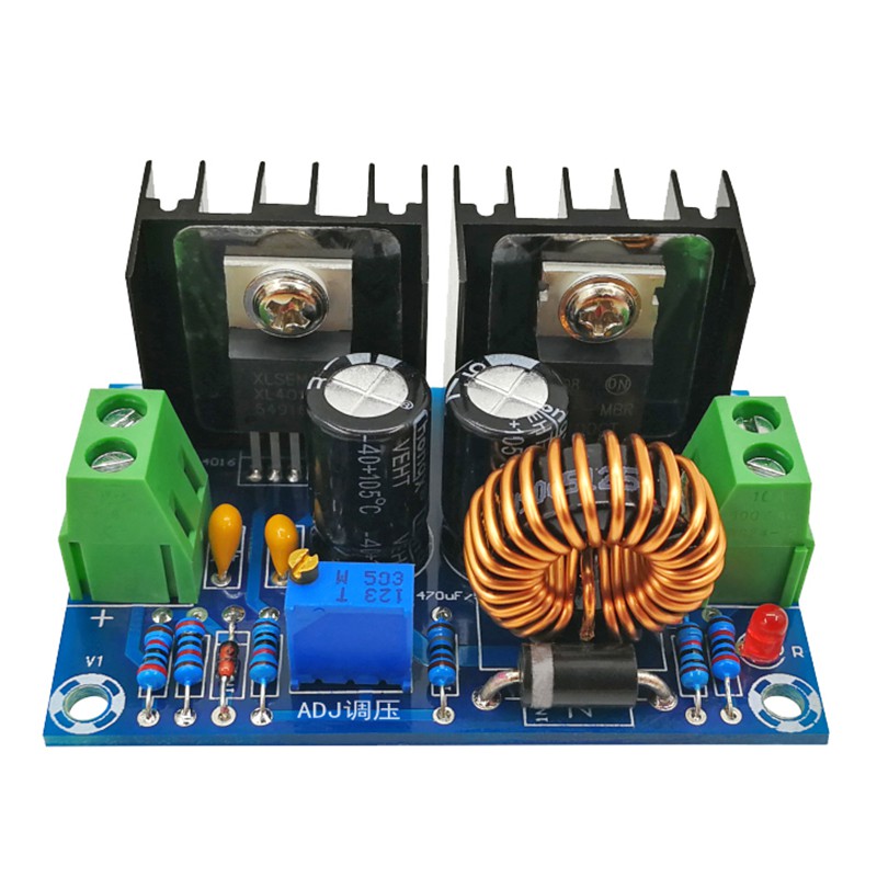 XH-M400 8A Step Down Module XL4016E1 High-power DC-DC Adjustable Voltage Regulator with Voltage ...