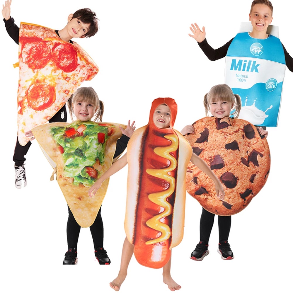 COD Unisex Children's School Stage Costumes Kids Funny Food Costume For ...