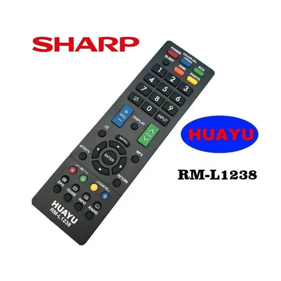 Huayu RM-L1238 Sharp LED TV Remote Control with 3D Buttons | Shopee Philippines
