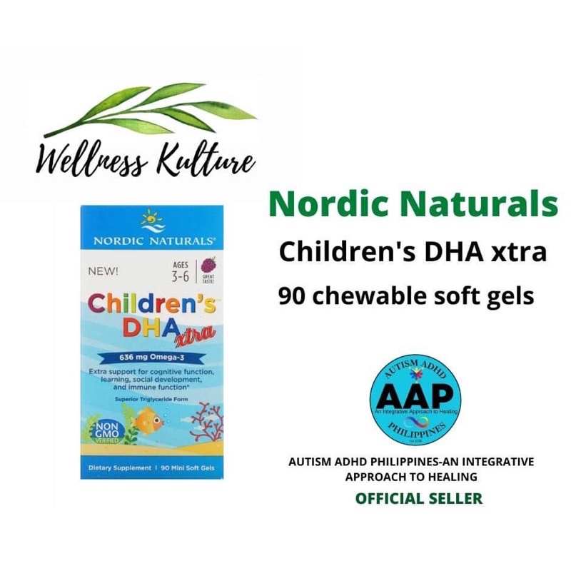 Nordic Naturals Children's DHA xtra ( 90 chewable soft gels ) | Shopee Philippines