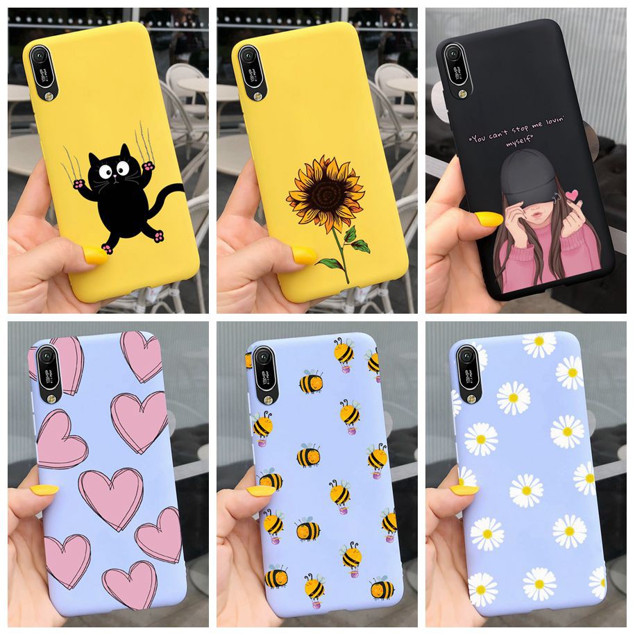 Huawei Case Y6 Pro 2017 2019 Cover Silicone Painted Case Phone Case ...