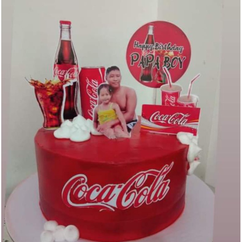 Cake Topper (Coca Cola Theme) | Shopee Philippines