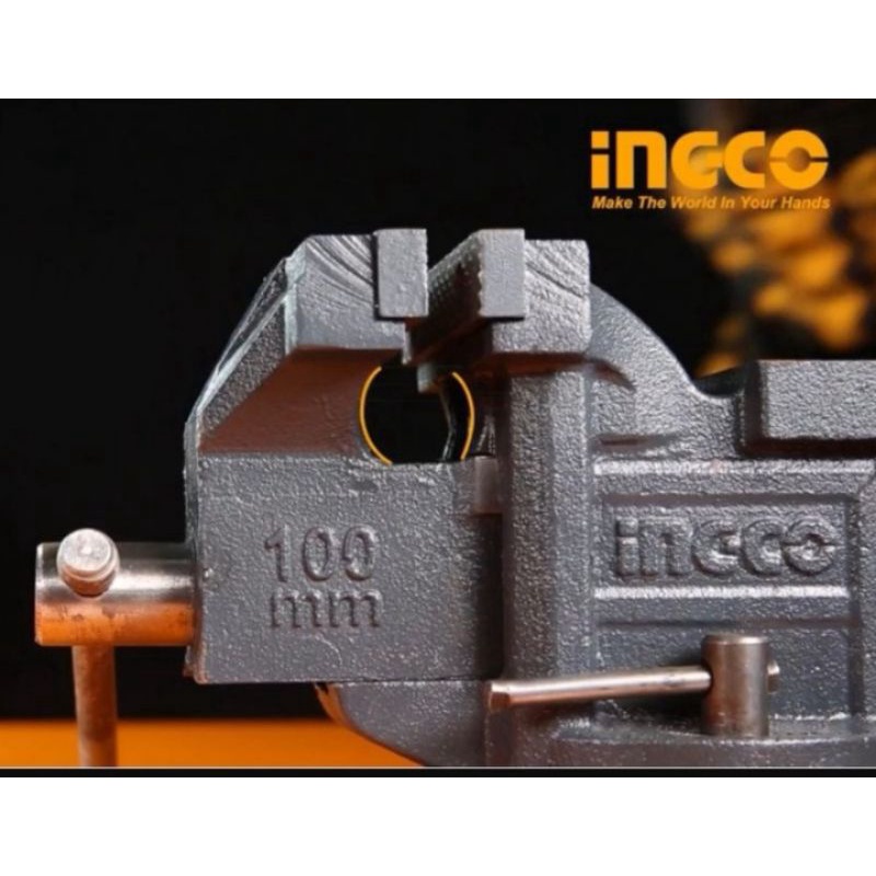 INGCO Bench Vise 4" with Anvil HBV084 | Shopee Philippines