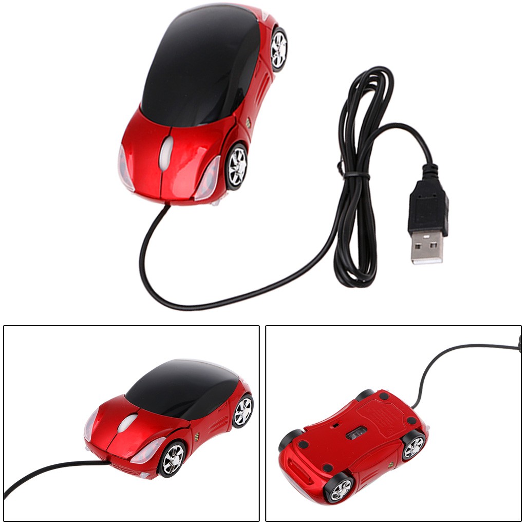 headlights mouse 1000DPI Mini Car shape USB optical wired innovative 2 ...