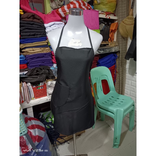 APRON BLACK AFFORDABLE DURABLE UNISEX | Shopee Philippines